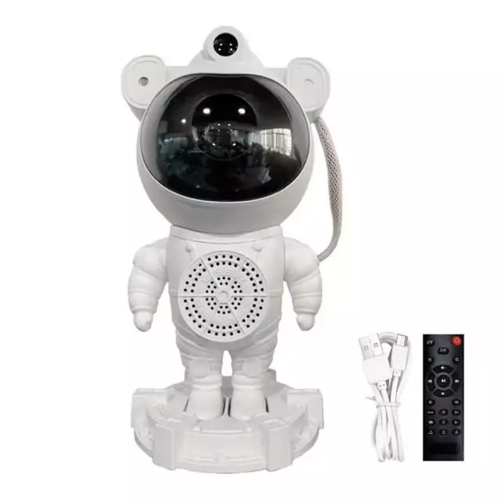 چراغ خواب کهکشانی و اسپیکر دار بلوتوثی طرح فضانورد مدل MXS003_اسباب ...