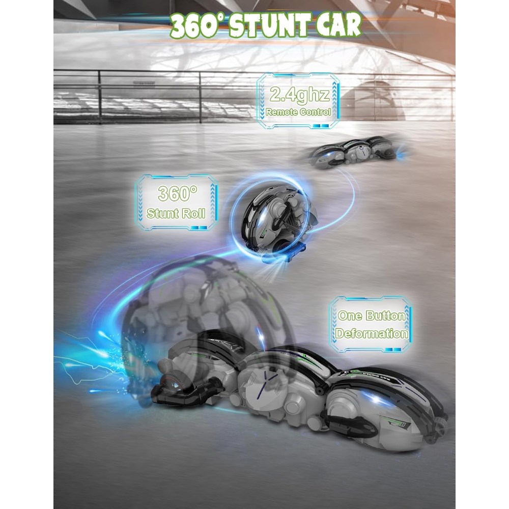 ماشین کنترلی شارژی ماری توپی مدل Rolling RC Stunt Snake Car_اسباب بازی ...