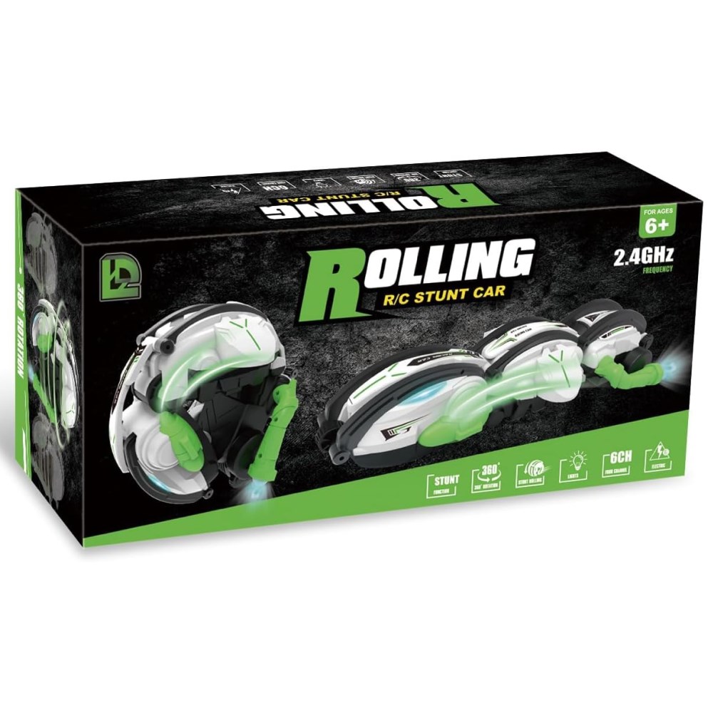 ماشین کنترلی شارژی ماری توپی مدل Rolling RC Stunt Snake Car_اسباب بازی ماشین کنترلی